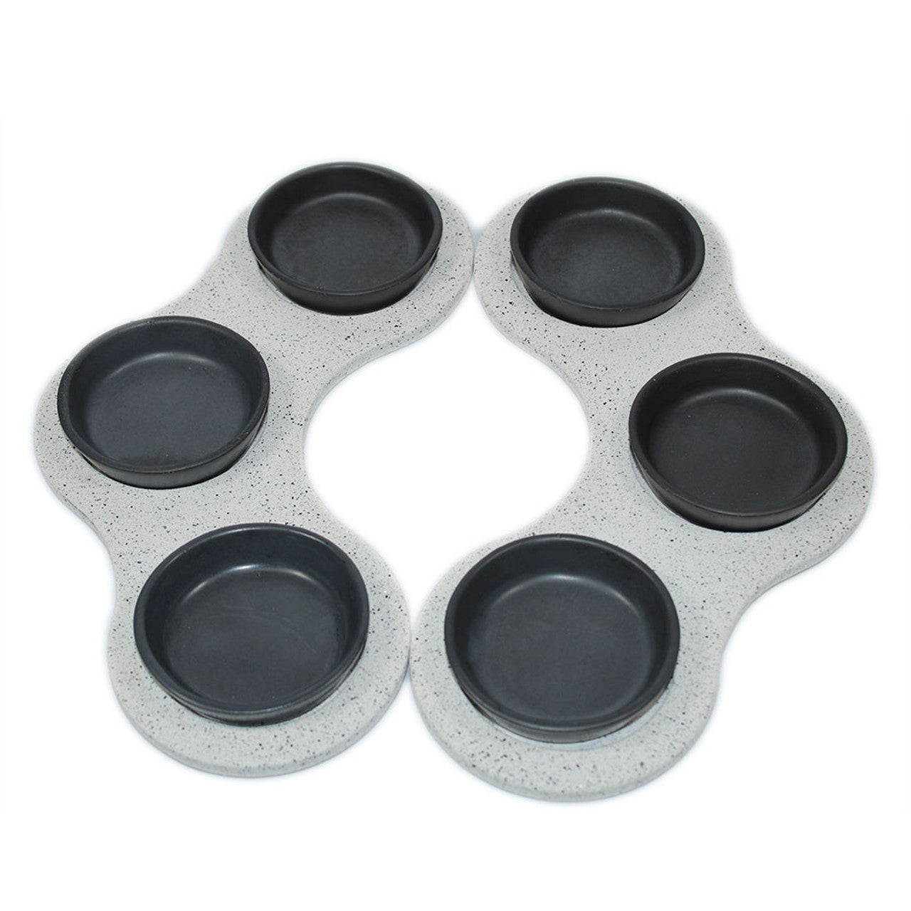 Seder Plate, Modular Design, Black, Made In Israel - Kolbo Fine Judaica ...