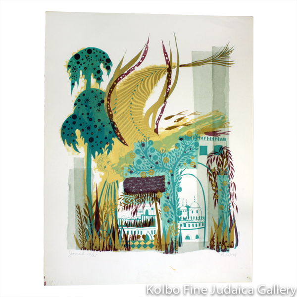 Jonah, Gold, Unframed - Kolbo Fine Judaica Gallery