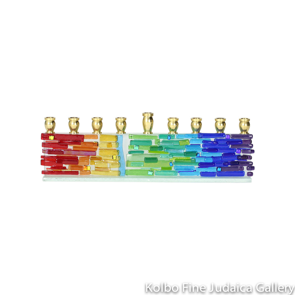 Glass Menorahs - Kolbo Fine Judaica Gallery